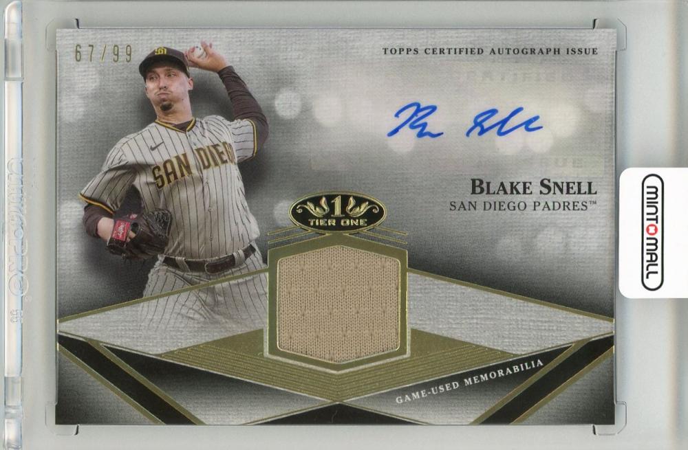 ミントモール / MINT 新宿店 / 2022 TOPPS Tier One Blake Snell Autograph Relics # ...