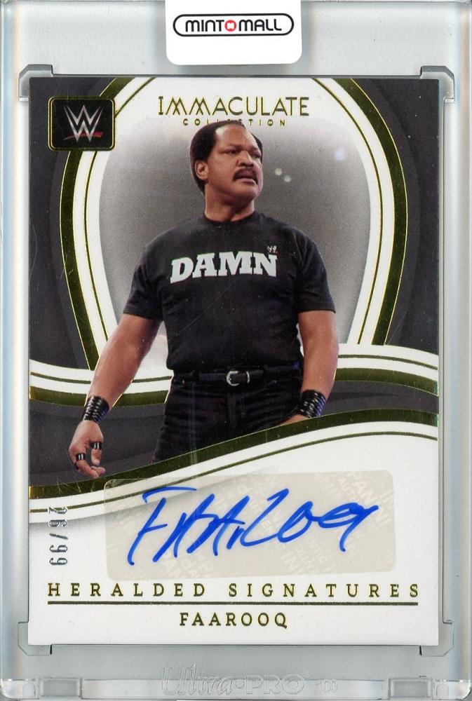 ミントモール / MINT 池袋店 / 2023 Panini Immaculate WWE Faarooq Heralded ...