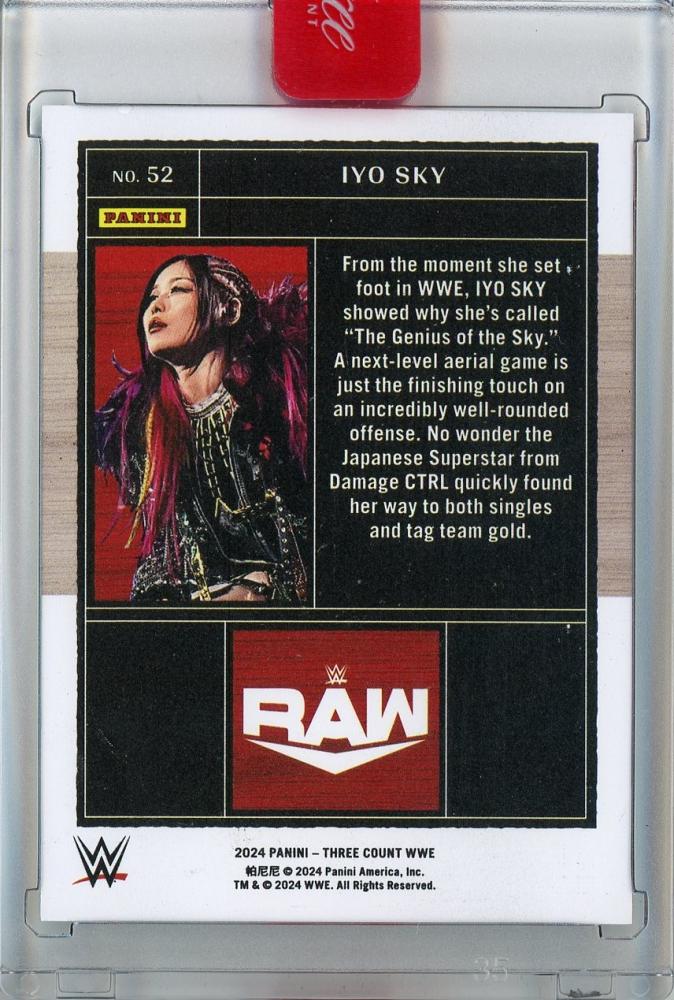 ミントモール / MINT 池袋店 / 2024 PANINI THREE COUNT WWE Iyo Sky #52/Silver Holo ...