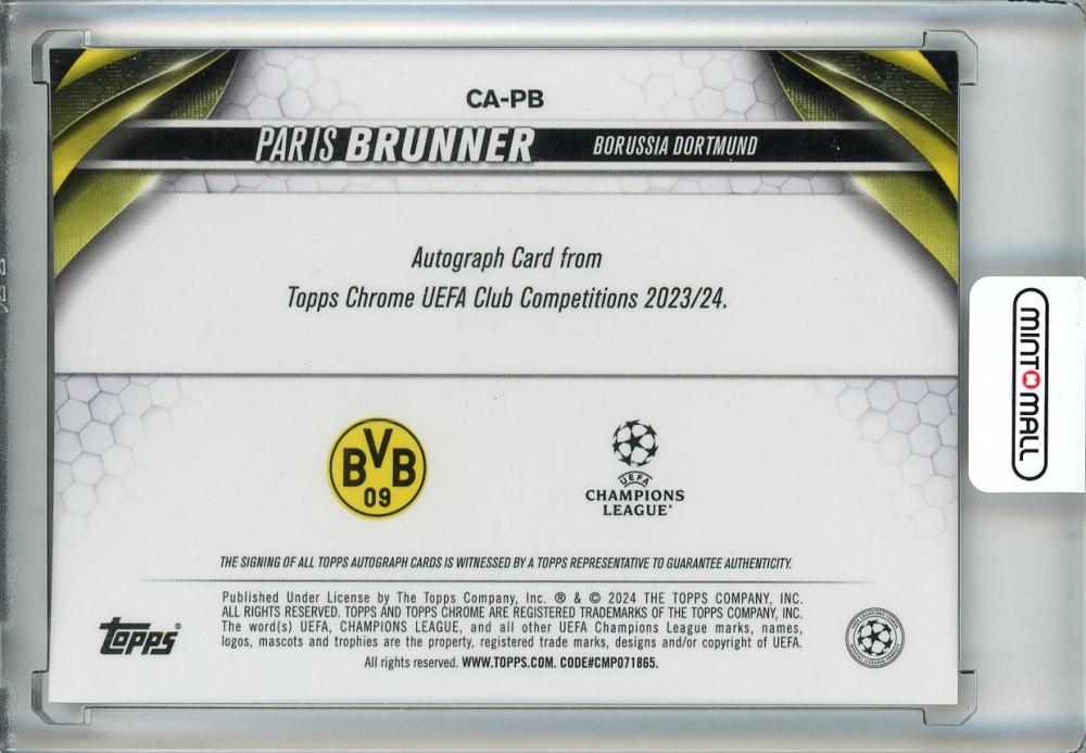 ミントモール / MINT 池袋店 / 2023-24 Topps Chrome UEFA Club Competitions Paris ...