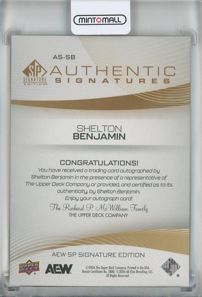 ミントモール / MINT 池袋店 / 2025 SP Signature Edition AEW Shelton Benjamin ...