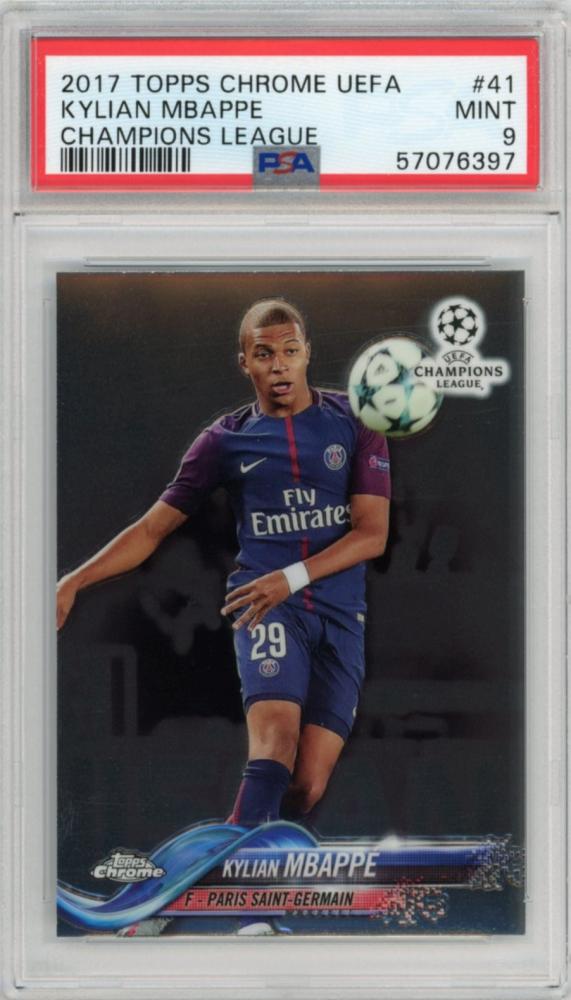 ミントモール / MINT 福岡店 / [PSA9] 2017-18 Topps Chrome UEFA Champions League Kylian Mbappe #41