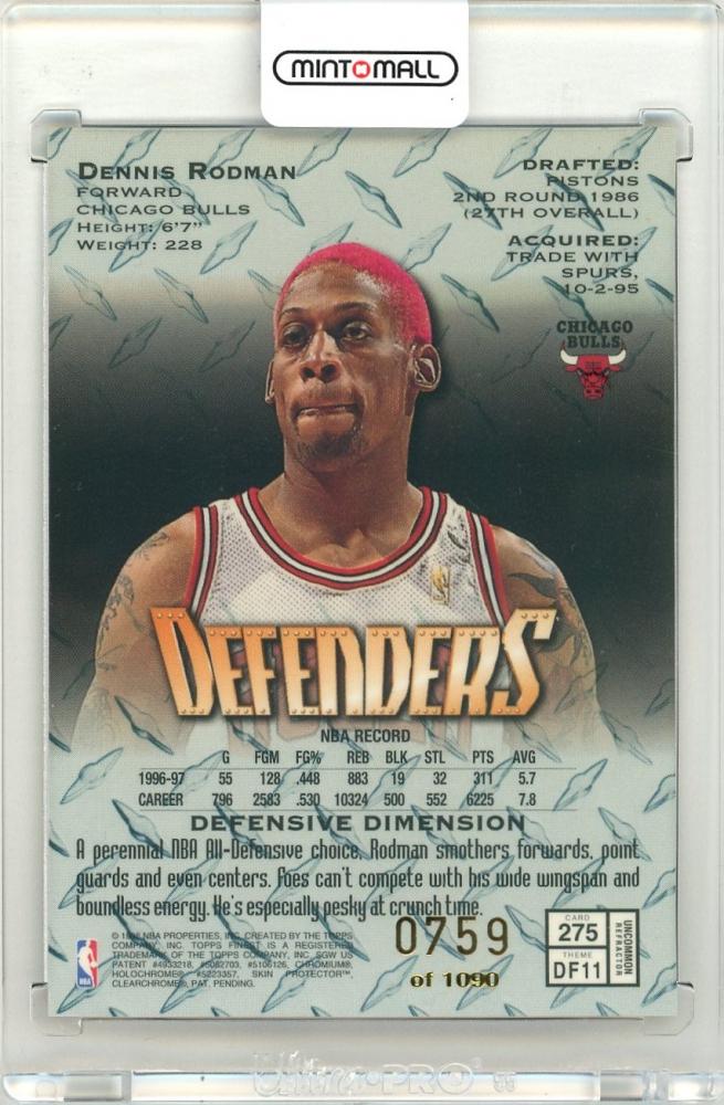 ミントモール / MINT LAB TOKYO店 / 1997-98 Finest Dennis Rodman #275 Defenders ...