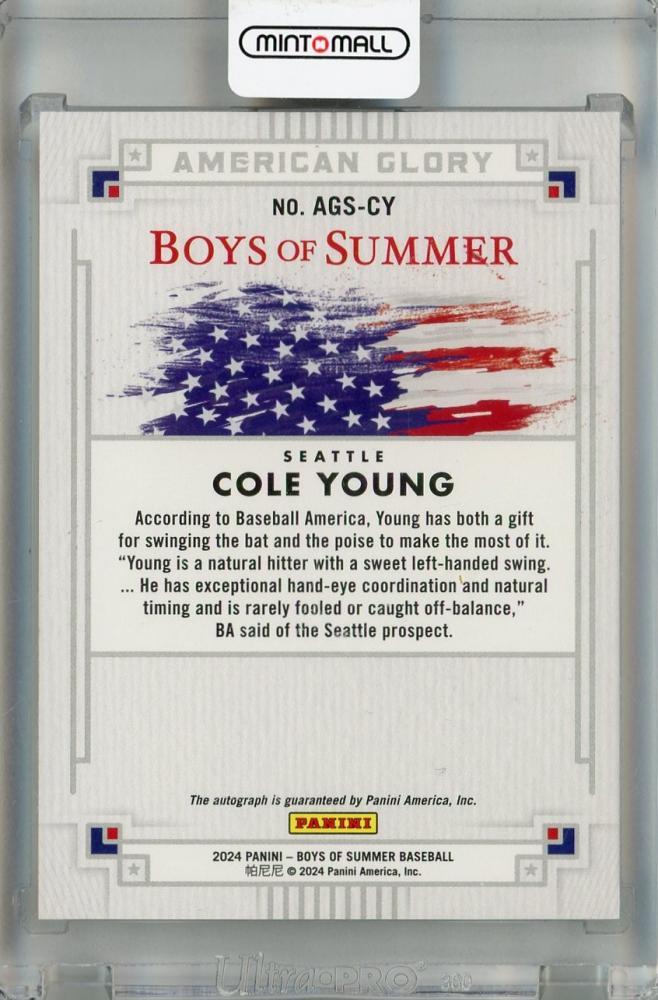 ミントモール / MINT 浦和店 / 2024 Panini Boys of Summer Cole Young American ...