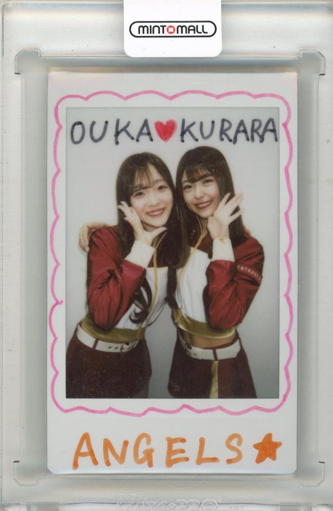 ミントモール / MINT 三宮店 / BBM 2024 プロ野球チアリーダーカード DANCING HEROINE OUKA / KURARA 直筆サインチェキ 8/10