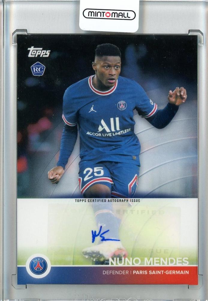 ミントモール / MINT 池袋店 / 2021-22 Topps Paris Saint-Germain Team Set Nuno Mendes RC/Base/#A-NM Paris ...