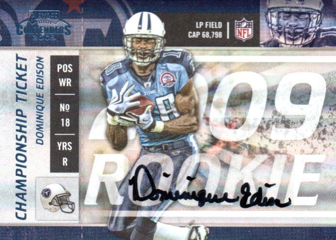 ミントモール / MINT 梅田店 / 2009 DONRUSS Playoff Contenders Dominique Edison ...