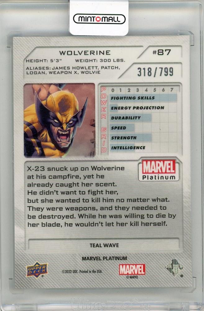 ミントモール / MINT 新宿店 / 2023 UPPER DECK Marvel Platinum Teal Wave #87 ...