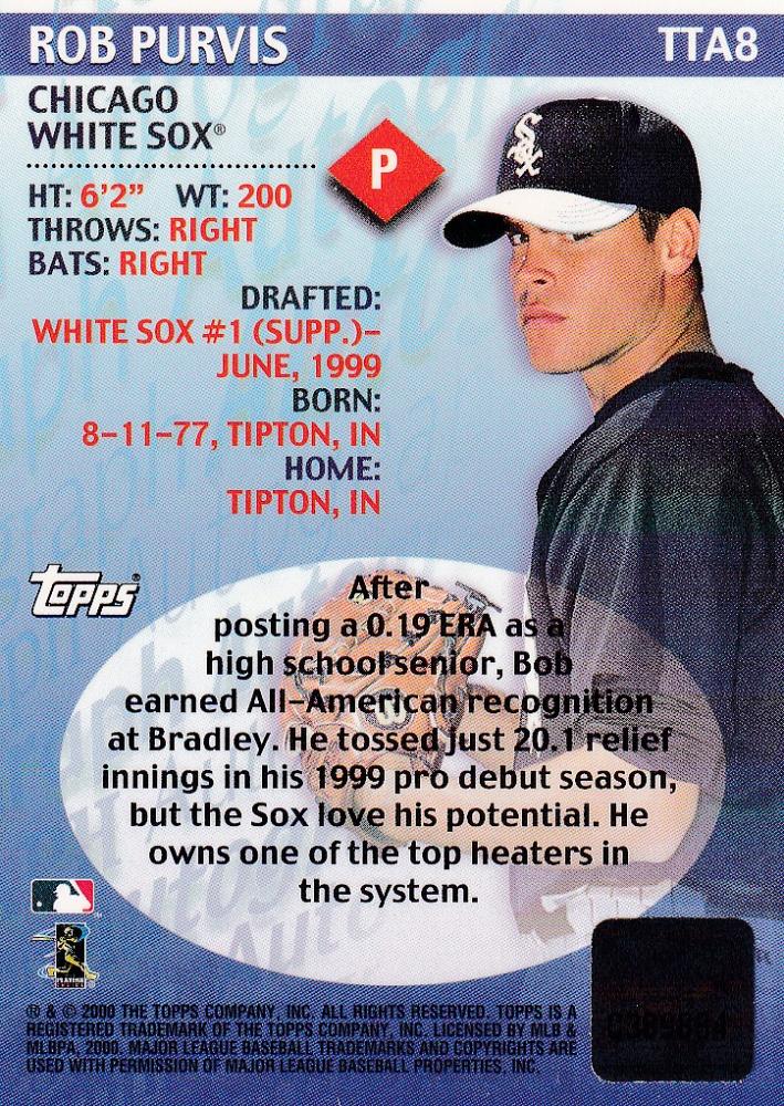 ミントモール / MINT 浦和店 / 2000 Topps Traded Chicago White Sox Rob Purvis ...