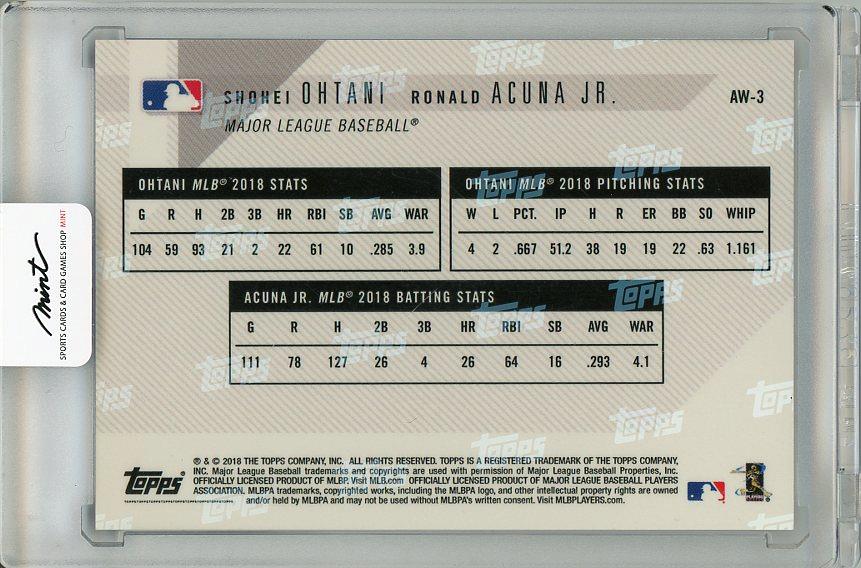 ミントモール / MINT 梅田店 / 2018 TOPPS NOW Shohei Ohtani & Ronald Acuna Jr. #AW ...