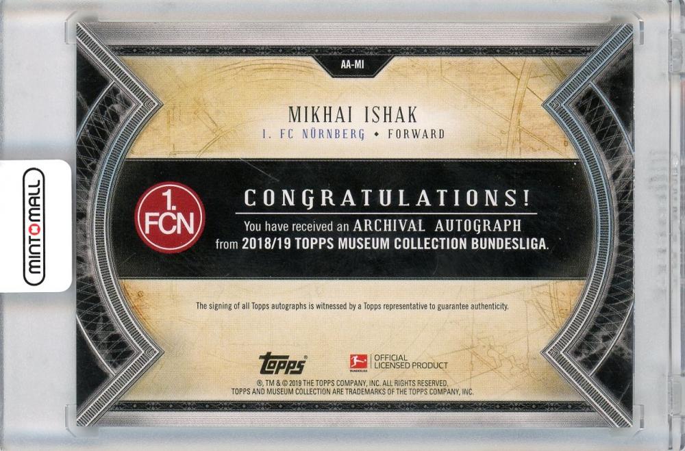 ミントモール / MINT 吉祥寺店 / 2019 TOPPS Mikhai Ishak Auto【46/50】 FC Nürnberg