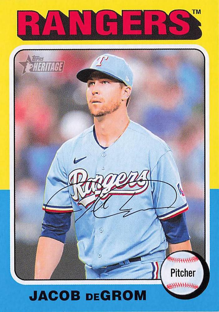 ミントモール / MINT BASE店 (TCシングル通販) / 2024 Topps Heritage MLB #355 Jacob deGrom レギュラーカード