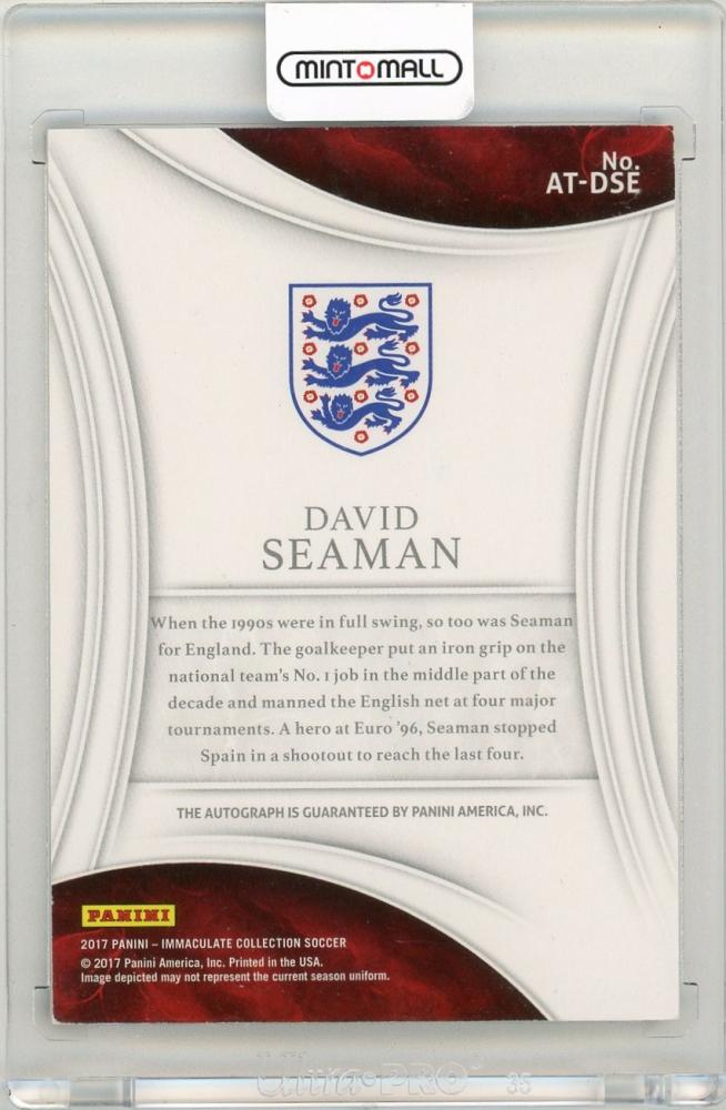 ミントモール / MINT LAB TOKYO店 / 2016-17 Panini Immaculate David Seaman All ...