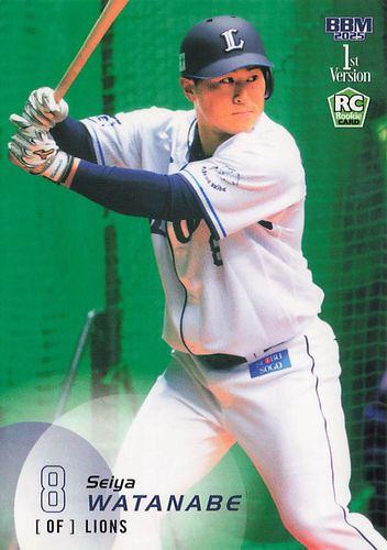 ミントモール / MINT BASE店 (TCシングル通販) / 2025 BBM 1stバージョン #319 渡部聖弥(西武) レギュラーカード RC