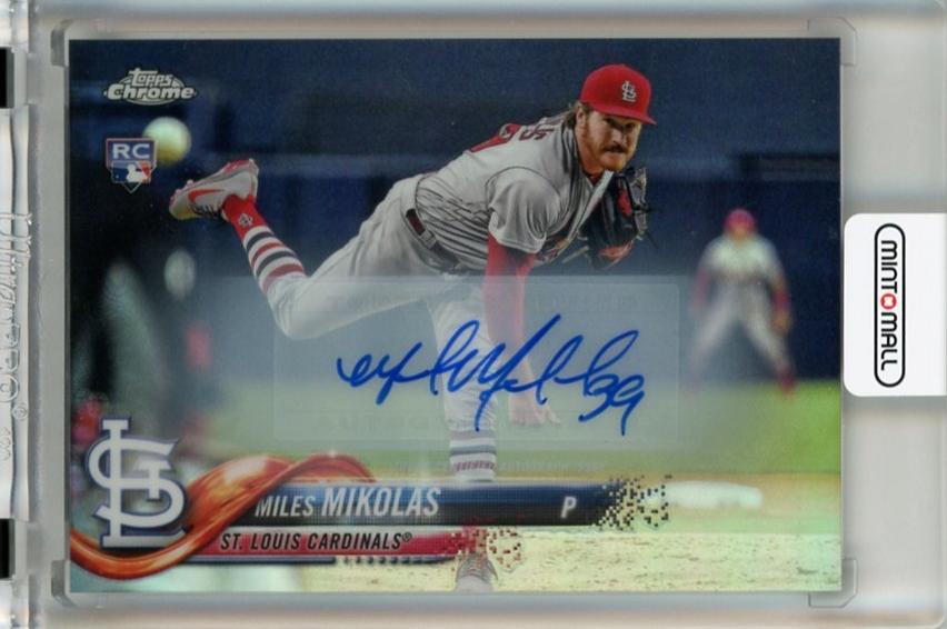 ミントモール / MINT 千葉店 / 2018 Topps Chrome Update Miles Mikolas Autograph ...