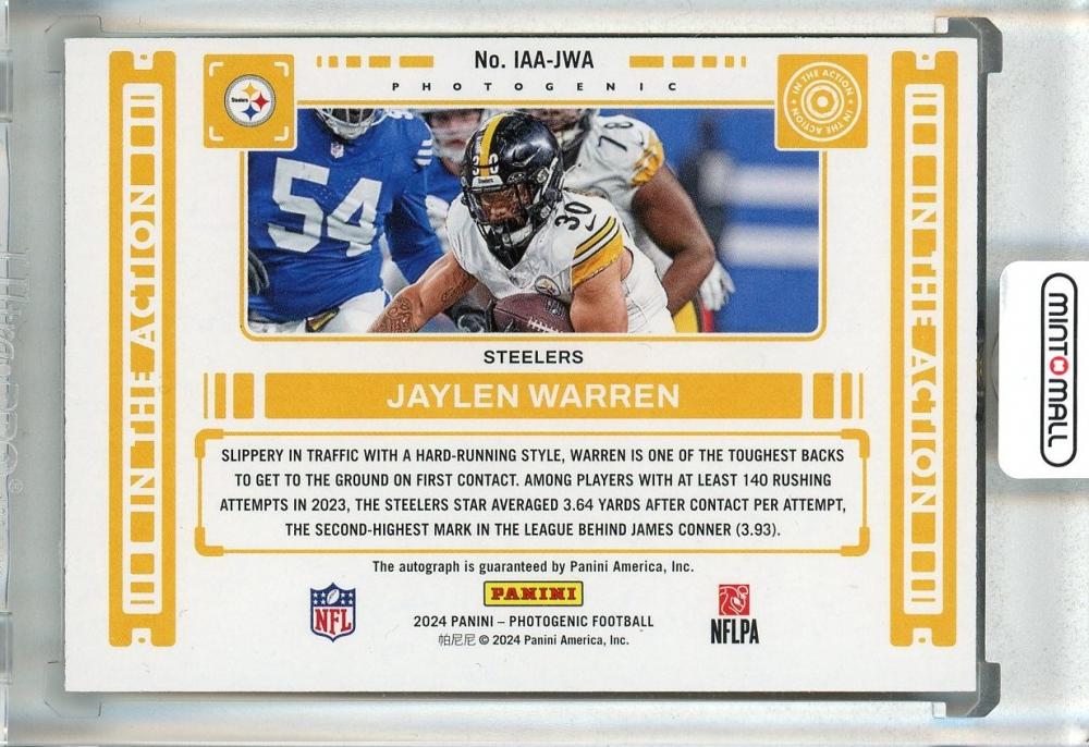 ミントモール / MINT 池袋店 / 2024 Photogenic Football Jaylen Warren PhotoGenic ...