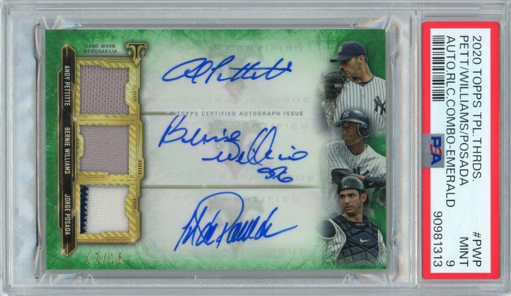 ミントモール / MINT 札幌店 / 2020 TOPPS Triple Threads Andy Pettite Bernie ...