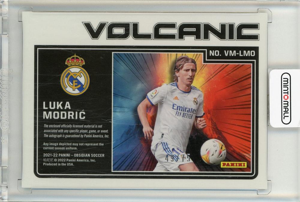 ミントモール / MINT 仙台店 / 2021-22 PANINI OBSIDIAN LUKA MODRIC AUTO&JERSEY【49/75】