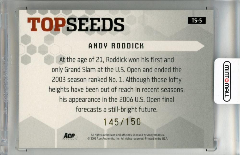 ミントモール / MINT 新宿店 / 2006 ACE Authentic Grand Slam Andy Roddick Top ...