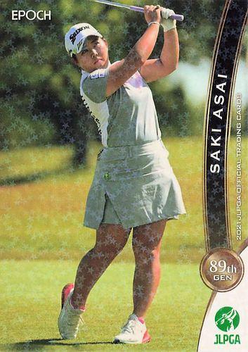 ミントモール / MINT BASE店 (TCシングル通販) / 2021 エポック JLPGA 日本女子ゴルフ協会 オフィシャルトレーディングカード #33 淺井咲希 パラレル版 レギュラーカード