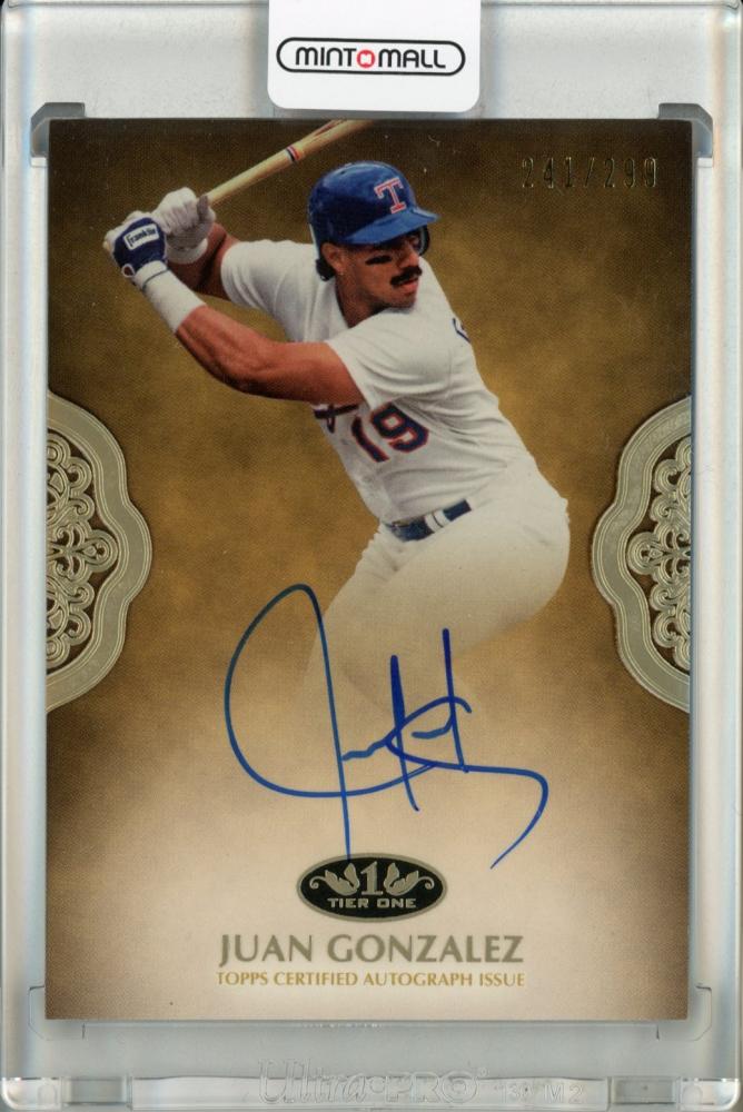 ミントモール / MINT 池袋店 / 2019 Topps Tier One Texas Rangers Juan Gonzalez ...