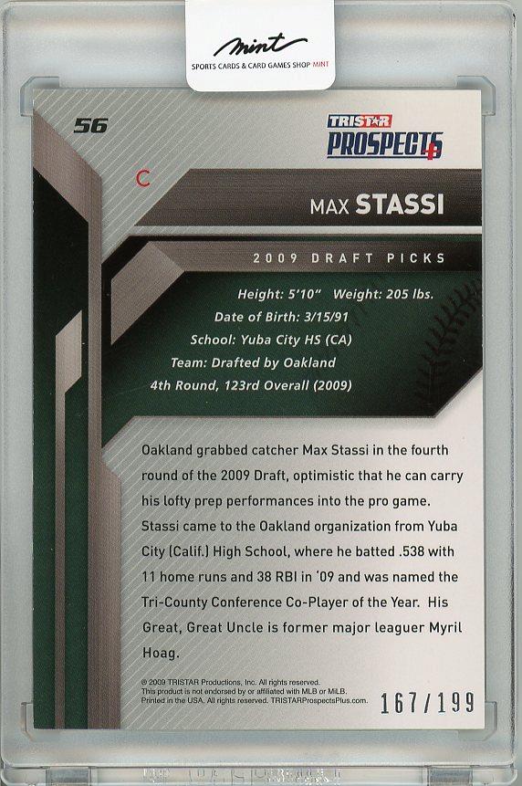 ミントモール / MINT 梅田店 / 2009 TRISTAR Prospect Plus Max Stassi Autograph 167/199