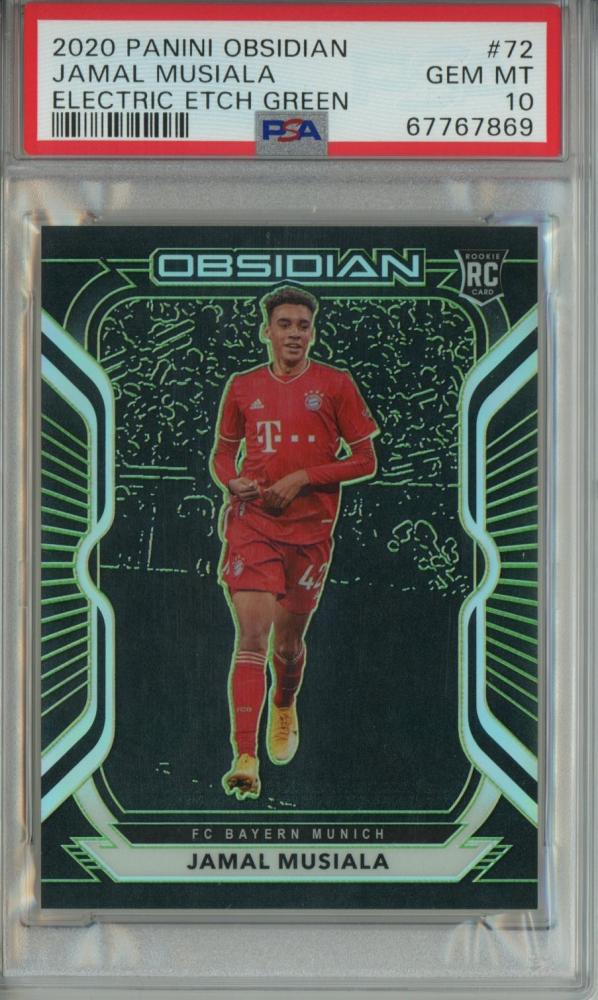 ミントモール / MINT 池袋店 / 2020-21 Panini Obsidian Soccer Jamal Musiala RC Electric Etch Green #72 7/25 ...