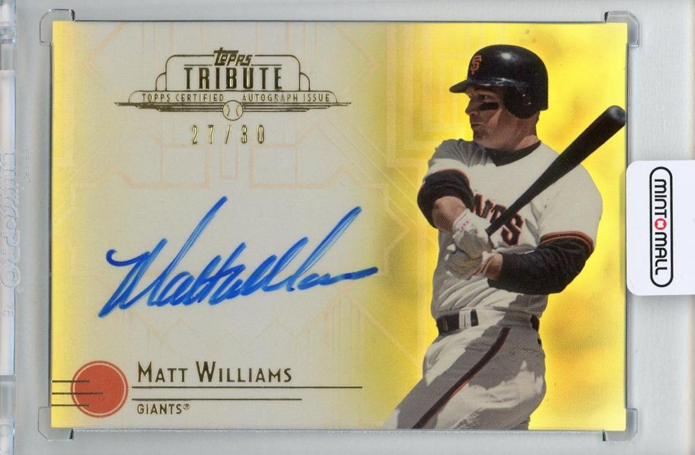 ミントモール / MINT 名古屋店 / 2014 TOPPS TIBUTE MATT WILLIAMS AUTOGRAPH CARD【27/ ...