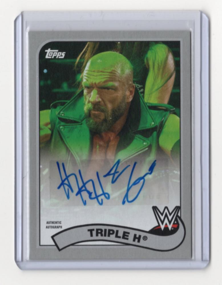 ミントモール / MINT 福岡店 / 2018 TOPPS WWE HERITAGE Triple H Autograph 直筆サインカード ...