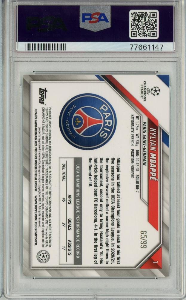 ミントモール / MINT 池袋店 / 2021-22 Topps Chrome UEFA Champions League Kylian ...