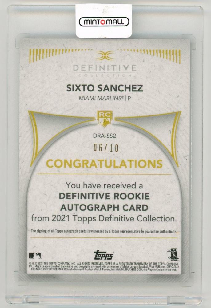 ミントモール / MINT LAB TOKYO店 / 2021 Topps Definitive Collection Definitive ...