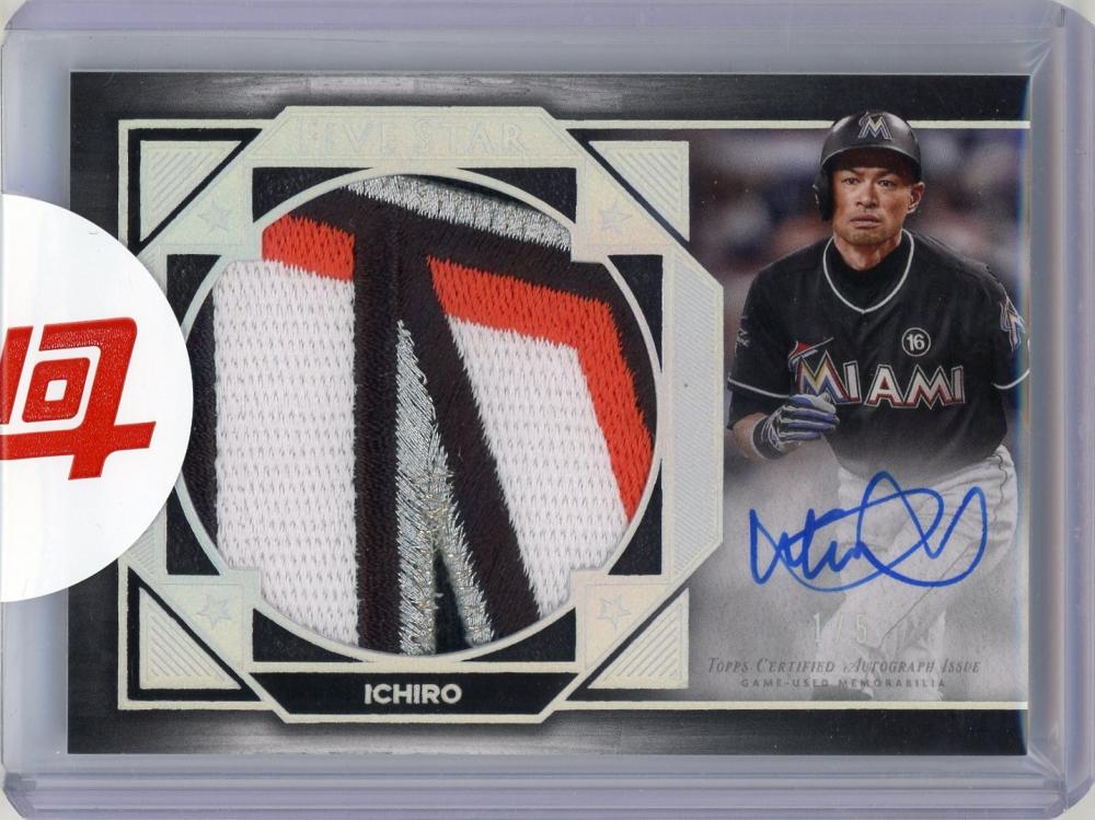 ミントモール / MINT 名古屋店 / 2022 TOPPS FIVE STAR ICHIRO PATCH AUTOGRAPH CARD【1 ...