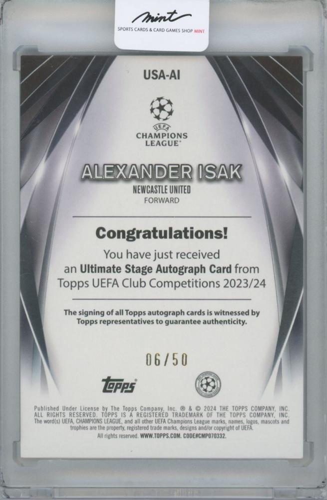 ミントモール / MINT 横浜店 / 2023-24 TOPPS UEFA Club Competitions Ultimate Stage ...