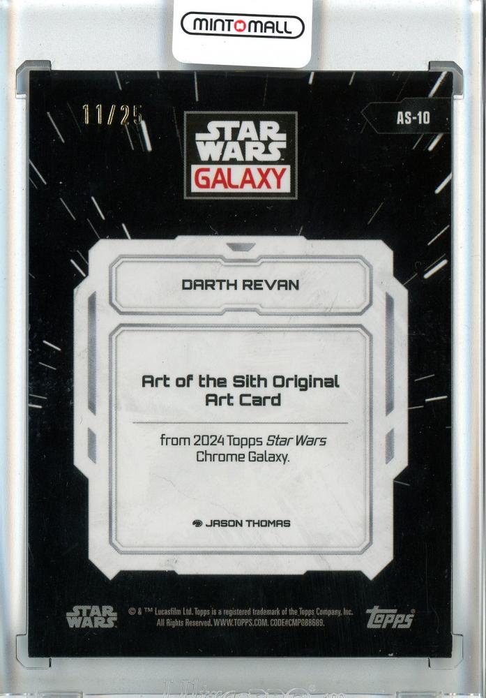 ミントモール / MINT 池袋店 / 2024 Topps Star Wars Chrome Galaxy Darth Revan Art ...