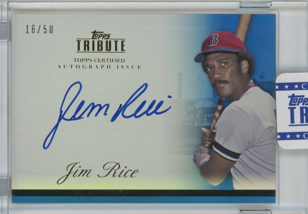 ミントモール / MINT 広島店 / 2012 Topps Tribute Baseball Autographs Jim Rice 16/50