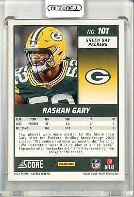 ミントモール / MINT 立川店 / 2024 Panini Score Rashan Gary #101 Showcase【057/100 ...